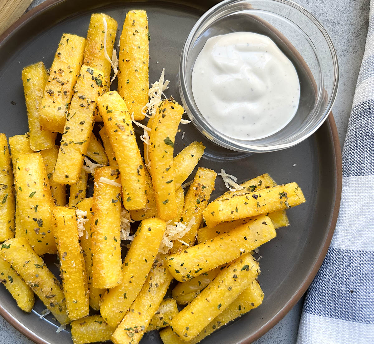 Crispy Polenta Fries | The Planted Pantry