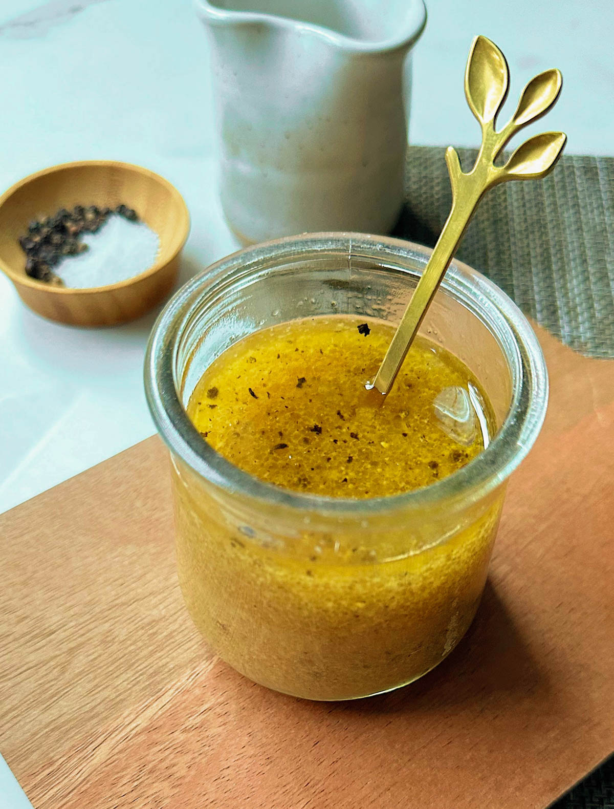 Easy Maple Dijon Vinaigrette Dressing (Vegan)