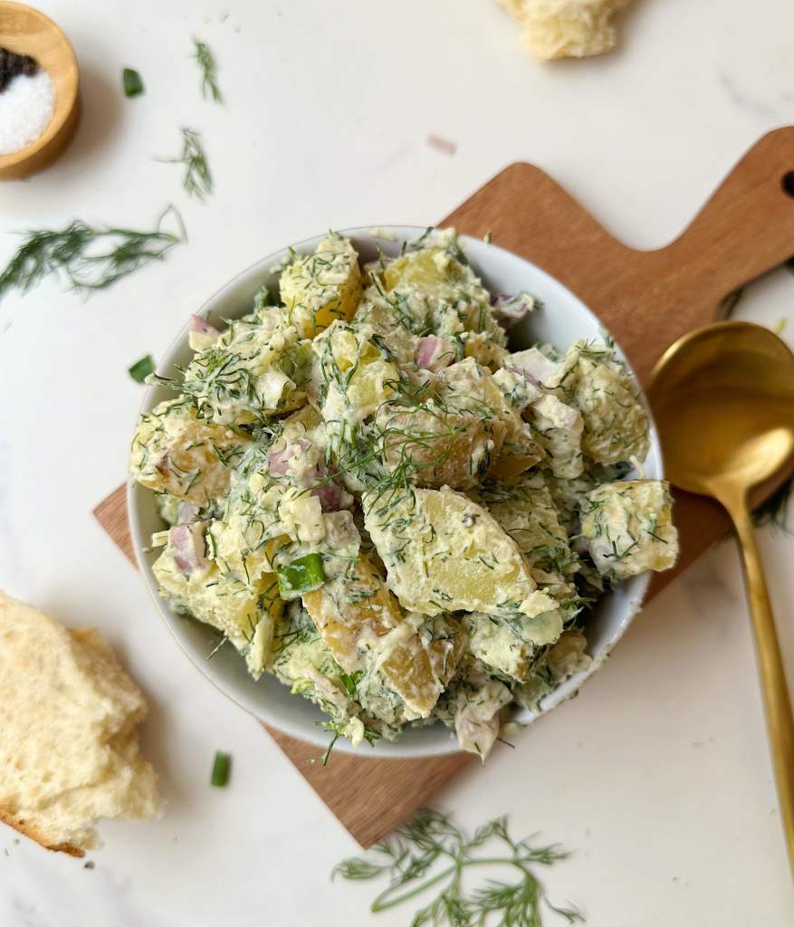 Easy Vegan Dill Potato Salad (no Mayo, No Oil)